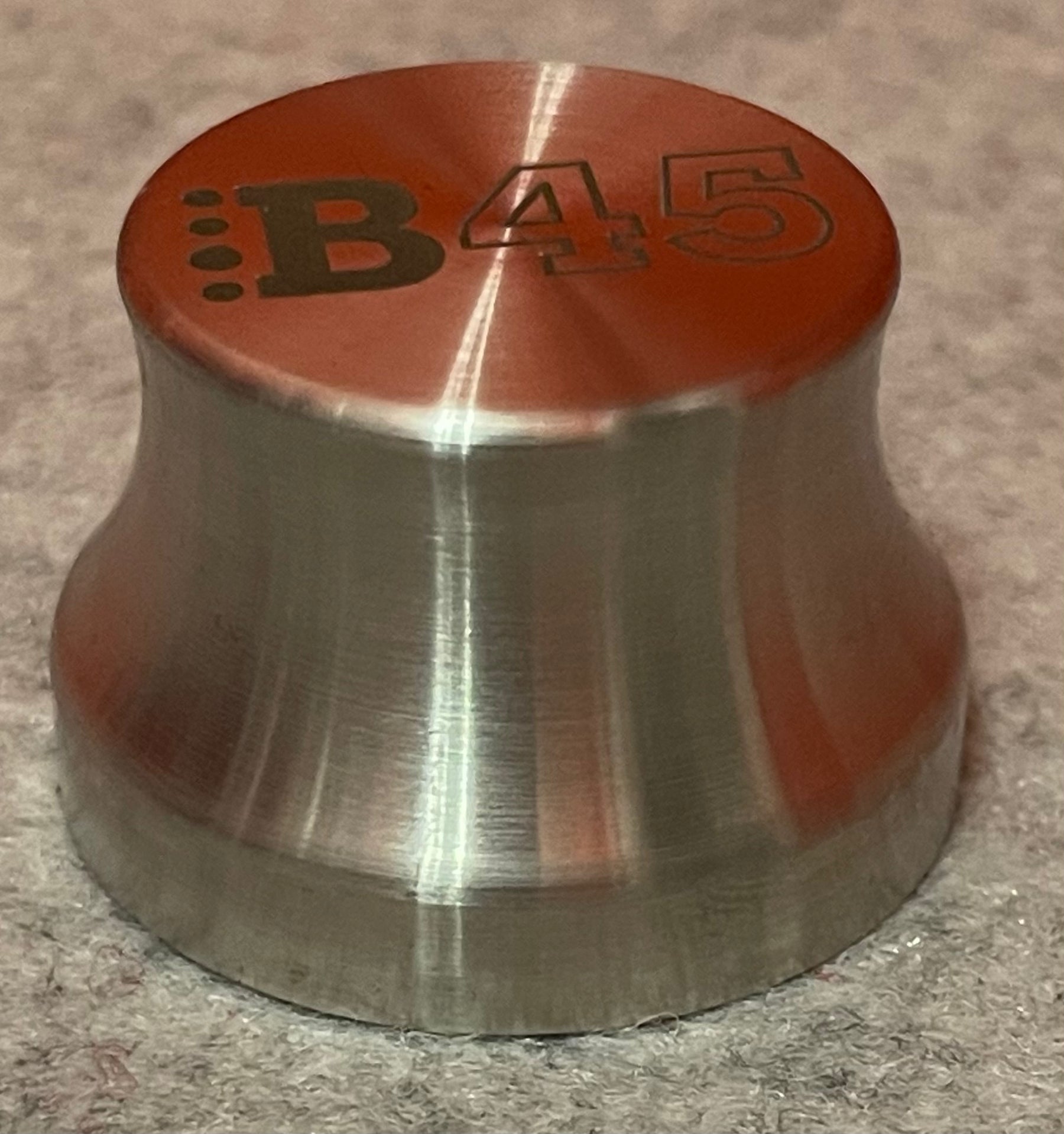 45 Adapter - B45 Logo - Sure Shot Model 1 - Stainless Steel